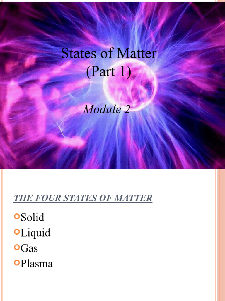 Mod 2 - States of Matter Part 1 | PDF | Intermolecular Force | Gases