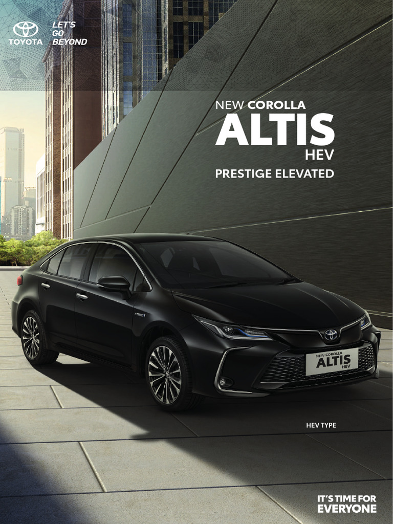 New Toyota Corolla Altis HEV Overview | PDF | Hybrid Electric Vehicle ...