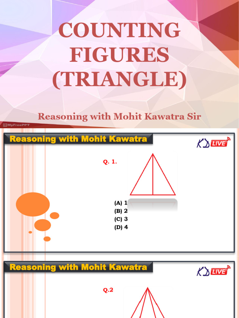 Reasoning Counting Figure (Triangle) New (1) 20230421010147 | PDF