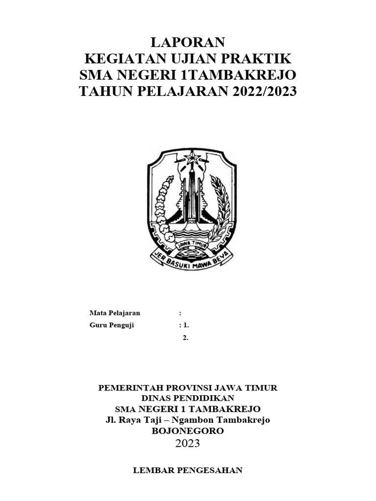 Laporan Ujian Praktik | PDF