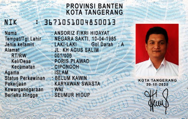 Anshoriz Ektp (Fix) | PDF