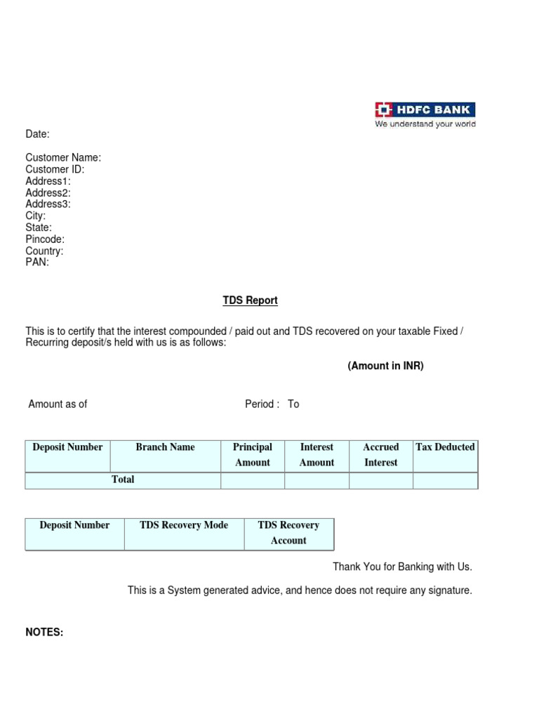 TDS Report 20230808 189672064 | PDF | Interest | Deposit Account
