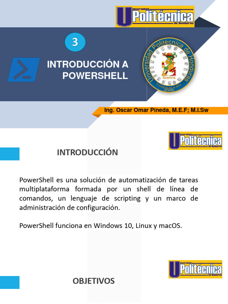 Unidad 3 Introducción a PowerShell | PDF | .NET Framework | Interfaz de línea de comando