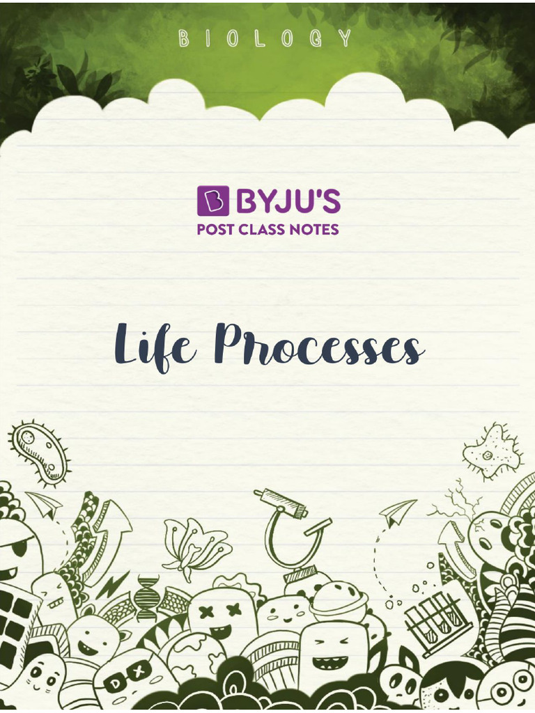 Class 10 Life Process Mind Map and Notes | PDF
