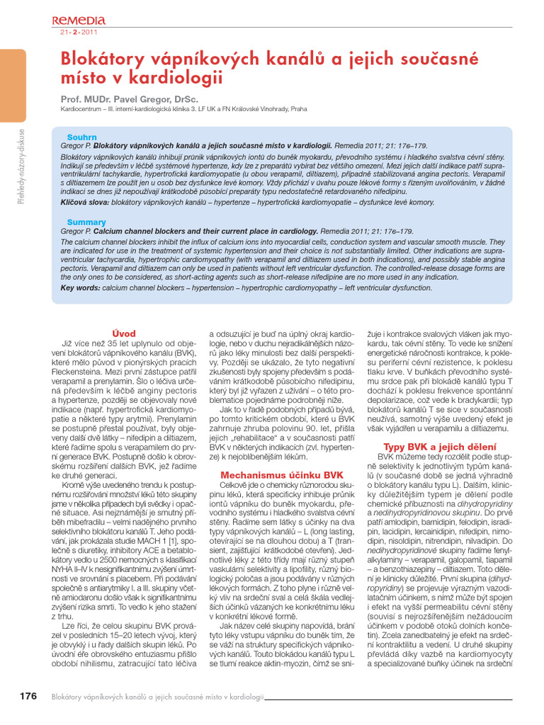 PND Blokatory Vapnik Kanalu Gregor | PDF