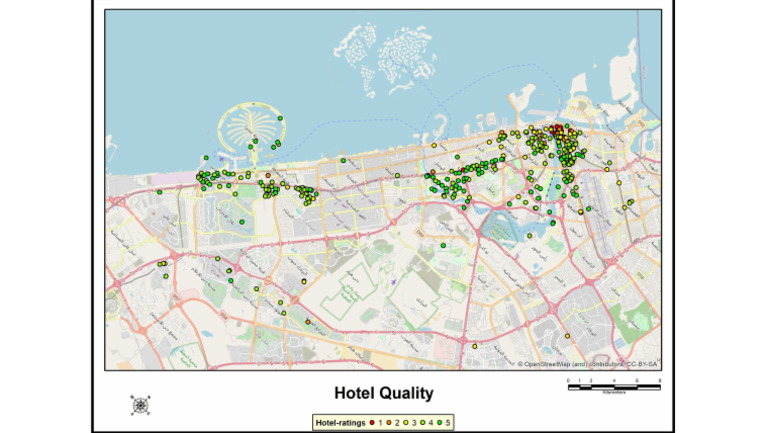 Dubai Map For Hotels-1 | PDF