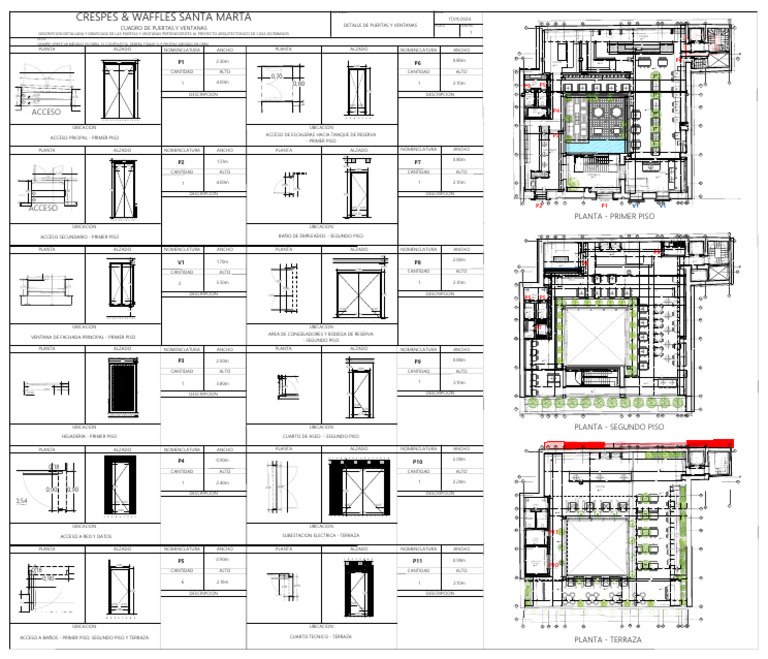 Detalle - Puertas y Ventanas | PDF