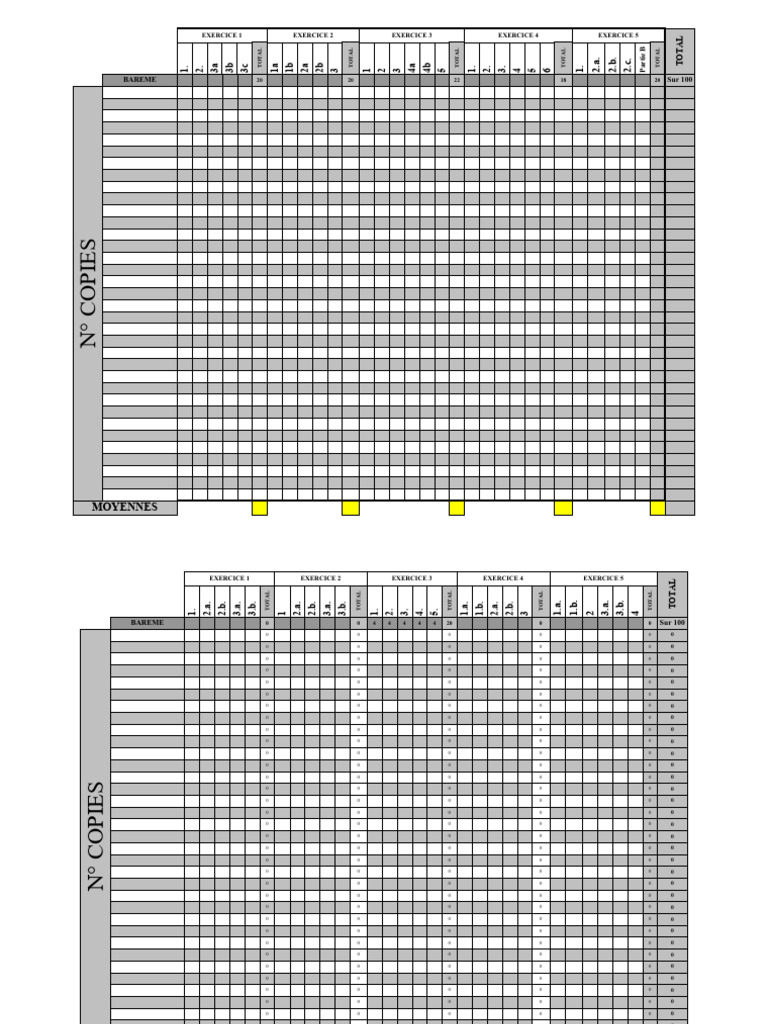 Grille de correction DNB 2024 | PDF