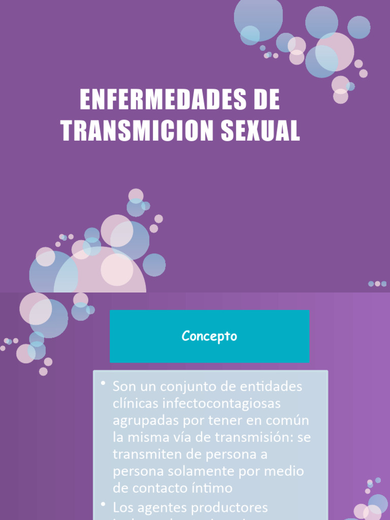 Enfermedades de Transmicion Sexual | PDF | Infección transmitida sexualmente | VIH