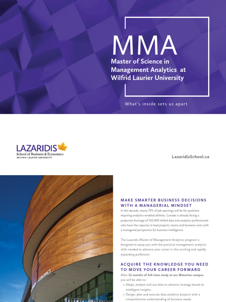 MMA Brochure | PDF | Analytics | Statistics