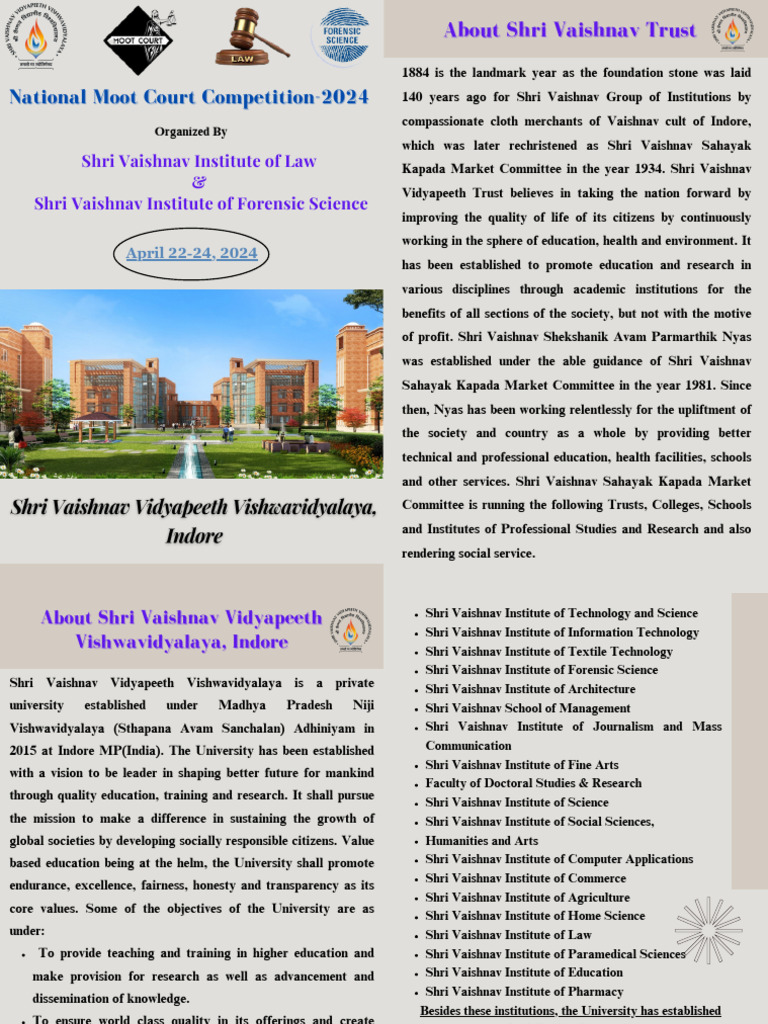 NMCC 2024 Official Brochure | PDF