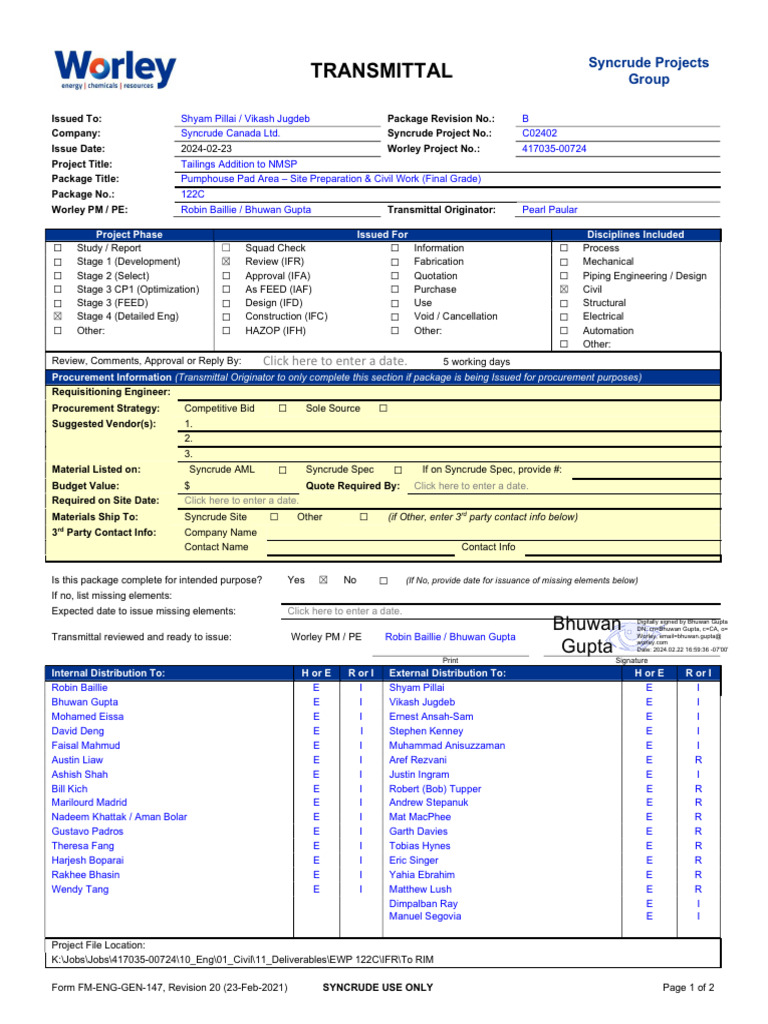 417035-00724 Ewp 122C | PDF | Specification (Technical Standard) | Concrete