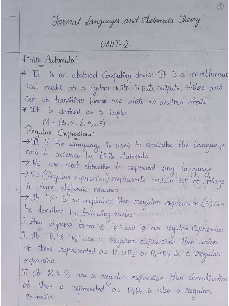 FLAT Unit 2 JNTUH | PDF