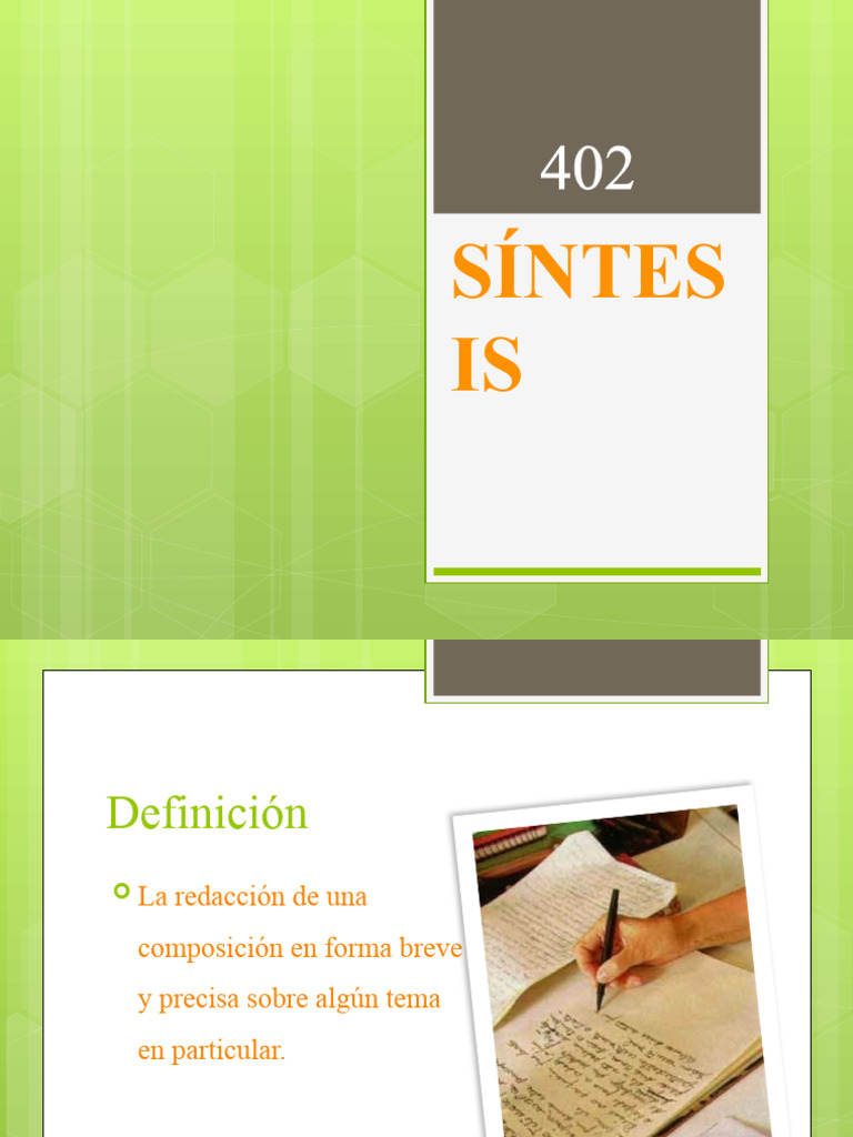 Características de La Síntesis | PDF | Aristóteles