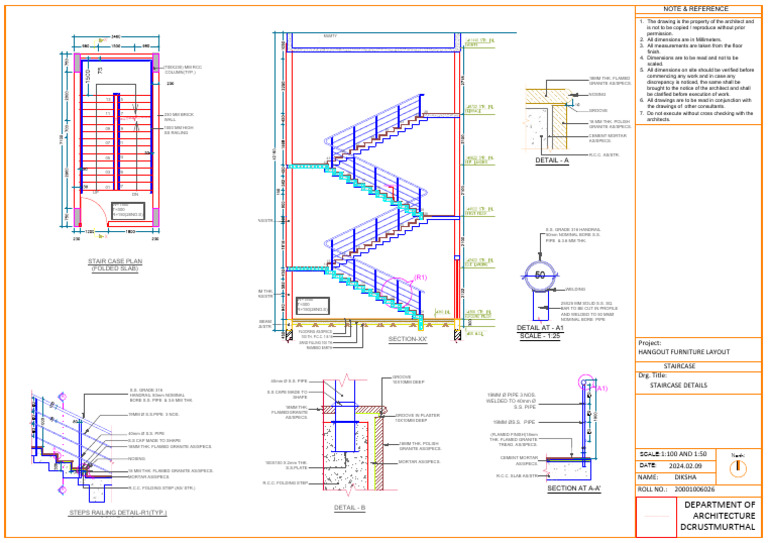 Hangout Layout -STAIR | PDF | Building Materials | Building Engineering
