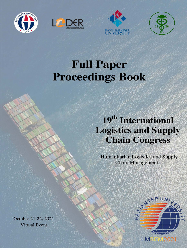 Full Paper Proceedings LMSCM2021 Draft Version | PDF | Warehouse | Business