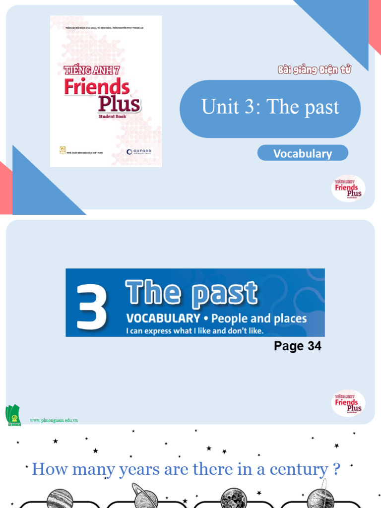FRIEND PLUS 7 UNIT 3 LESSON 3A Vocabulary | PDF | Verb | Grammar
