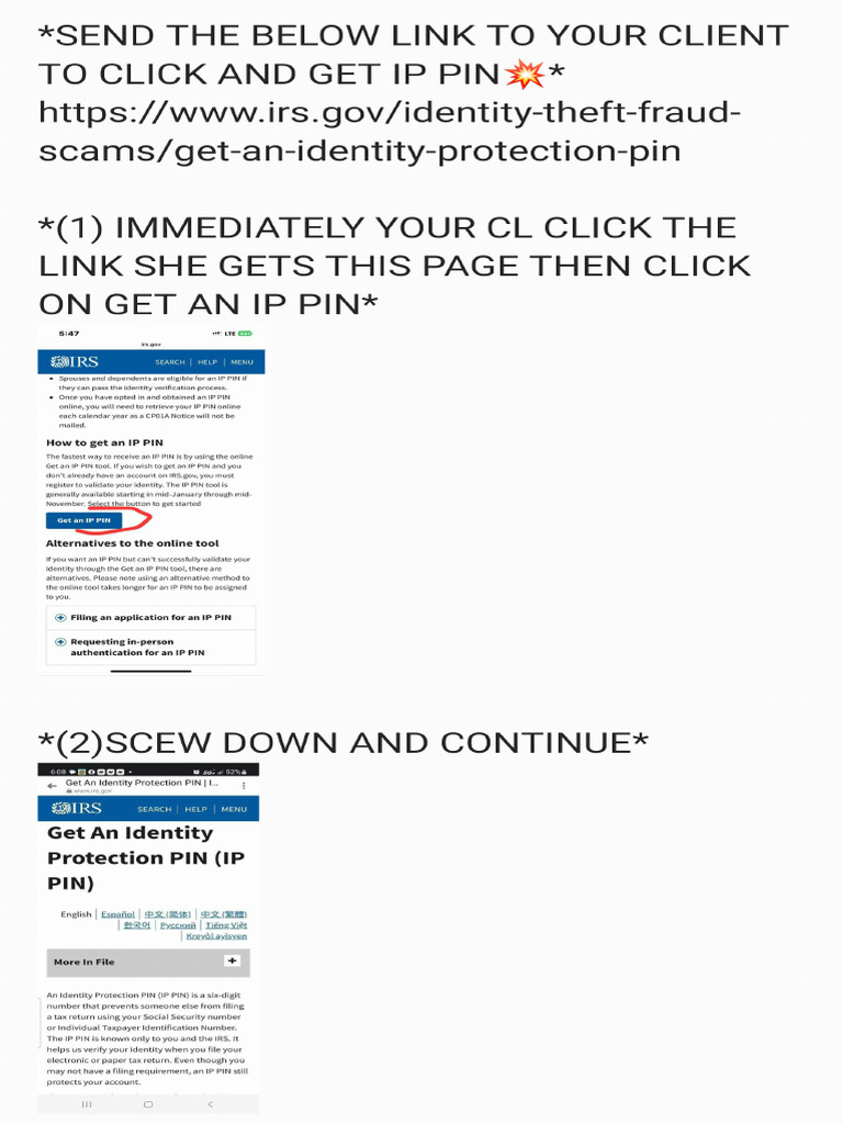 TUTORIAL HOW TO EXTRACT IP PIN FROM IDME_240314_224224 | PDF