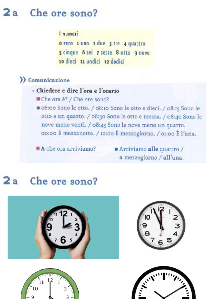 Che Ore Sono | PDF Che Ore Sono | PDF