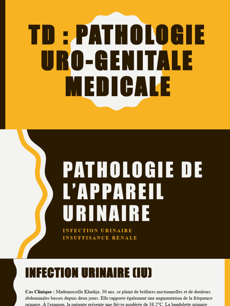 TD MEDICALE Uro Genitale | PDF | Infection sexuellement transmissible ...