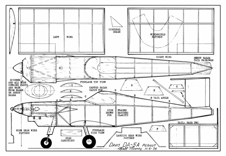 Davis DA-5A - Boxy (And Ugly) Tricycle Gear Homebuilt by Wal | PDF