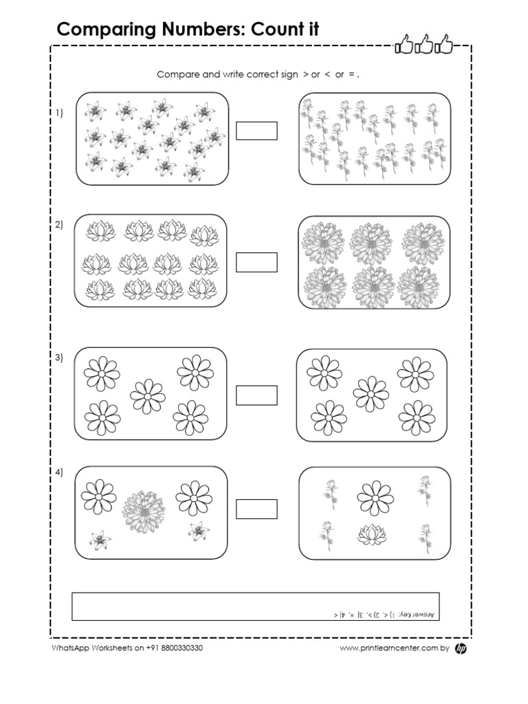 8 7 8 Maths Number Sense Comparing Numbers 2 | PDF