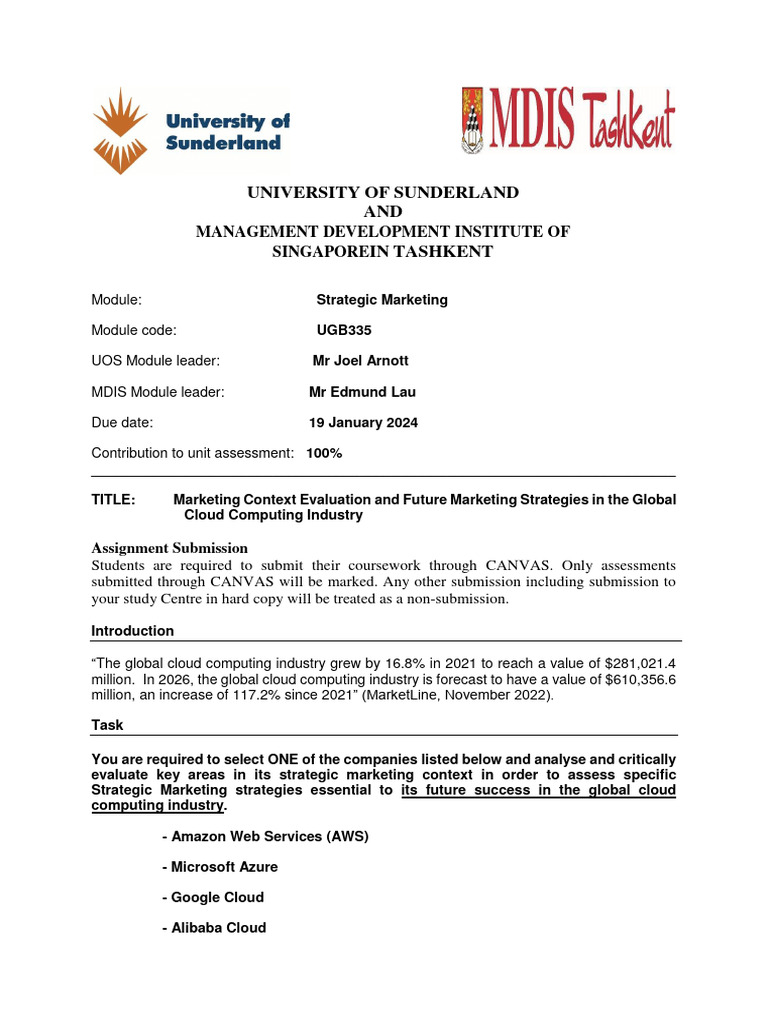Approved-Ugb335 - Ia - Mdist - Ay2023-24 | PDF | Marketing Strategy ...