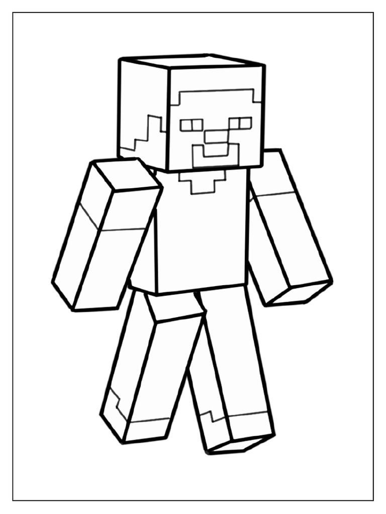 Ing Coloring Pages Minecraf | PDF