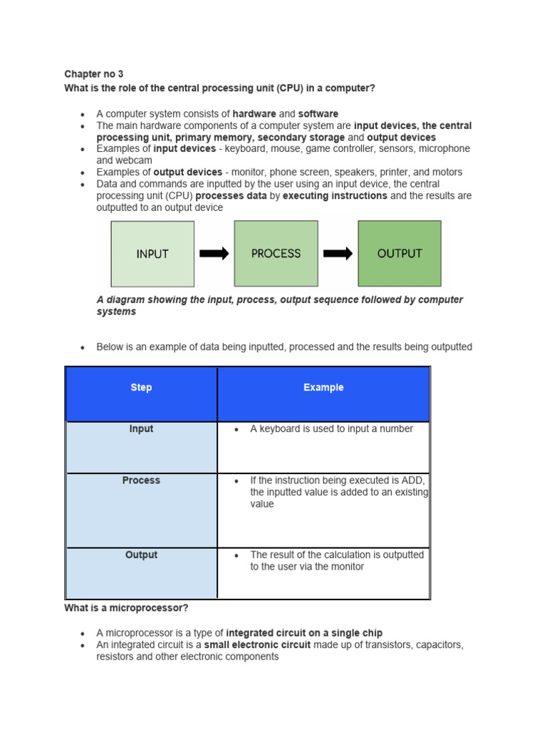 CH 3 | PDF | Central Processing Unit | Computer Data Storage