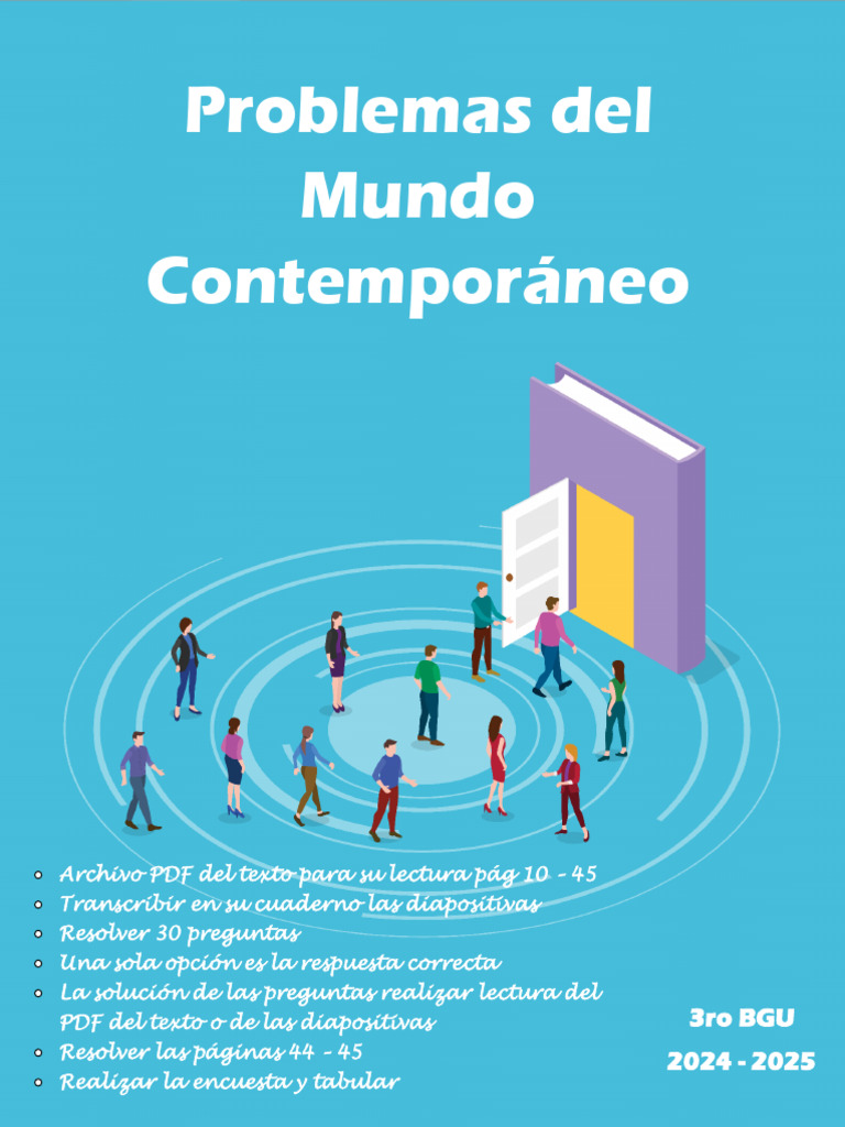3ro BGU Problemas Del Mundo Contemporaneo | PDF | Democracia | Ideologías políticas