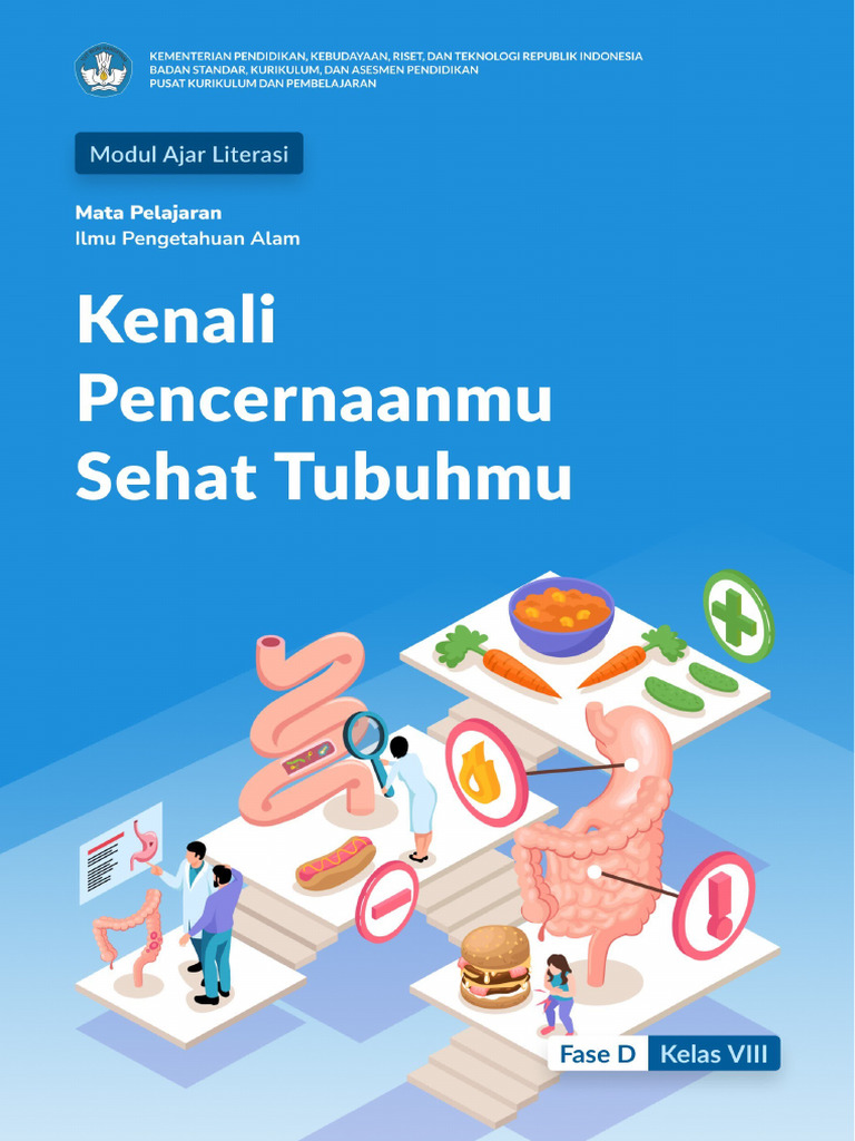 Modul Ajar Ilmu Pengetahuan Alam (IPA) - Kenali Pencernaanmu Sehat Tubuhmu - Fase D | PDF