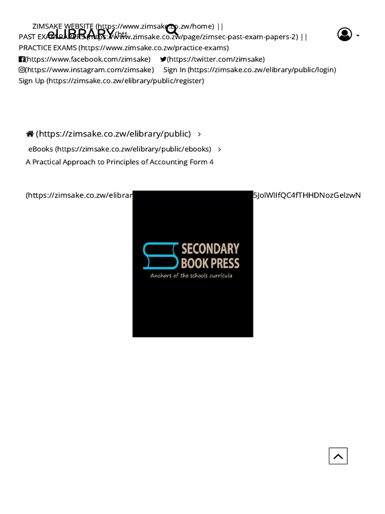 Elibrary : (Https://zimsake - Co.zw/elibrary/public) | PDF | Books | Textbook