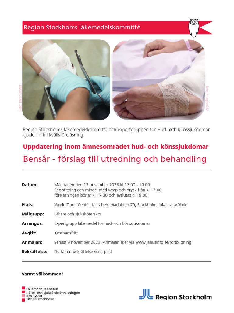 Hud Och Könssjukdomar - Bensår 231113 | PDF