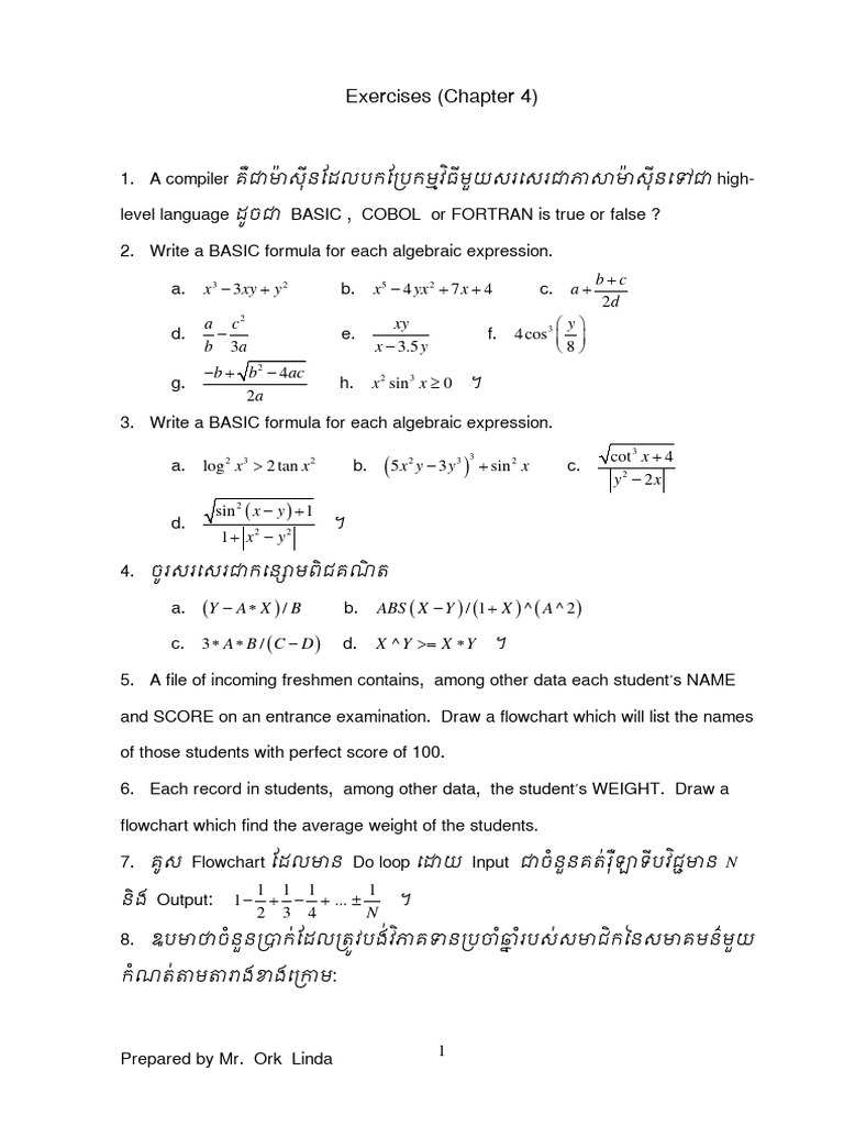 Ex (Algorithm) | PDF | Computing | Applied Mathematics Ex (Algorithm) | PDF | Computing | Applied Mathematics