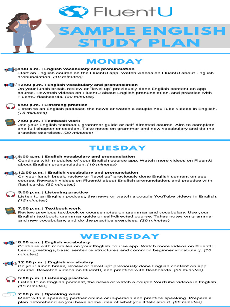 FluentU English Study Plan | PDF | English Language | You Tube