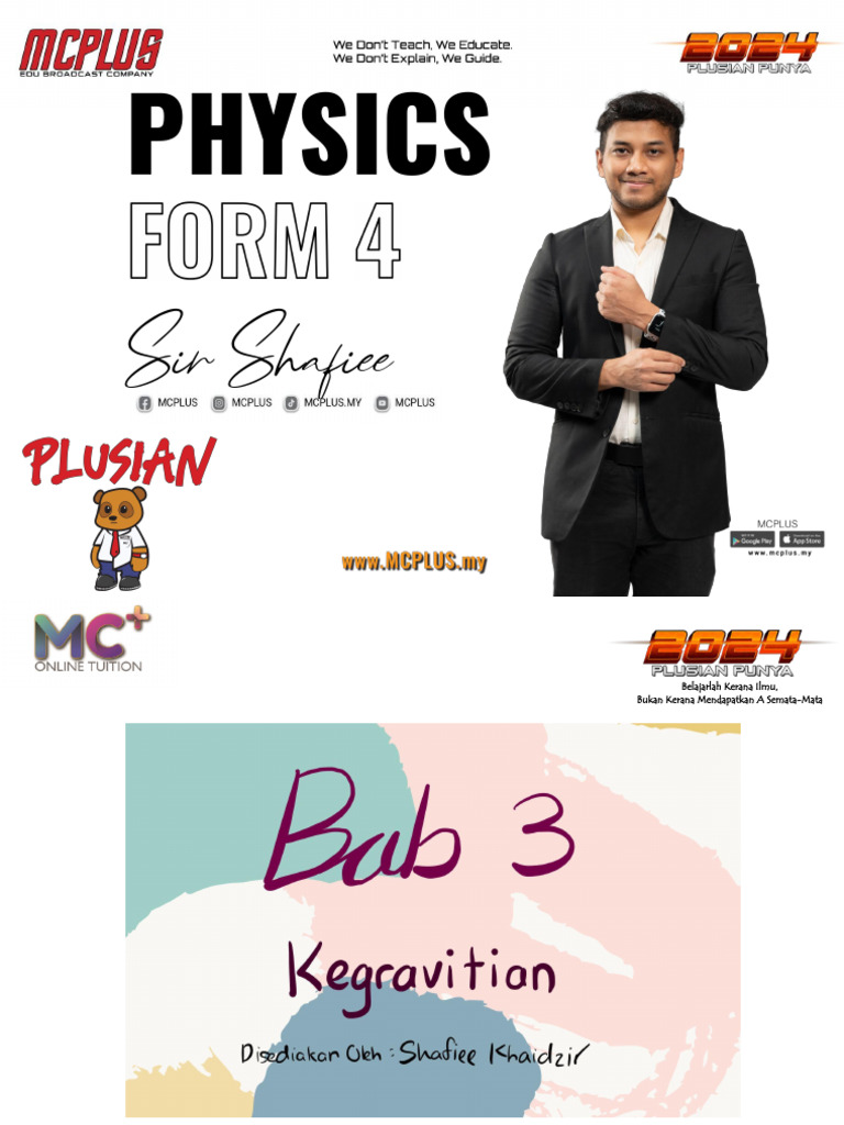 Form 4 Physics Sir Shafiee 21.05.2024 (Malay Version) | PDF