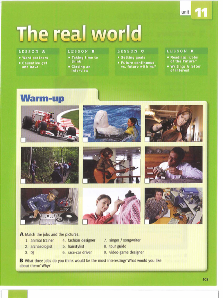 Unit 11 The Real World | PDF