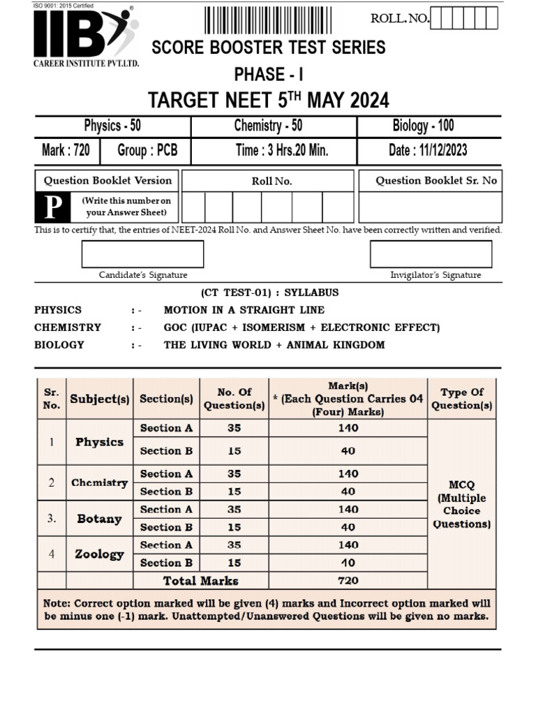 IIB SBTS 01 - Cropped | PDF | Conformational Isomerism | Isomer