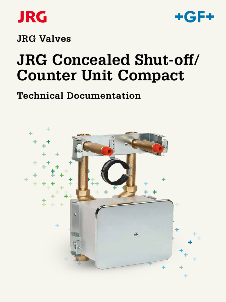 Gfps 37292 Brochure JRG Concealed Shut Off Counter Unit Compact en | PDF
