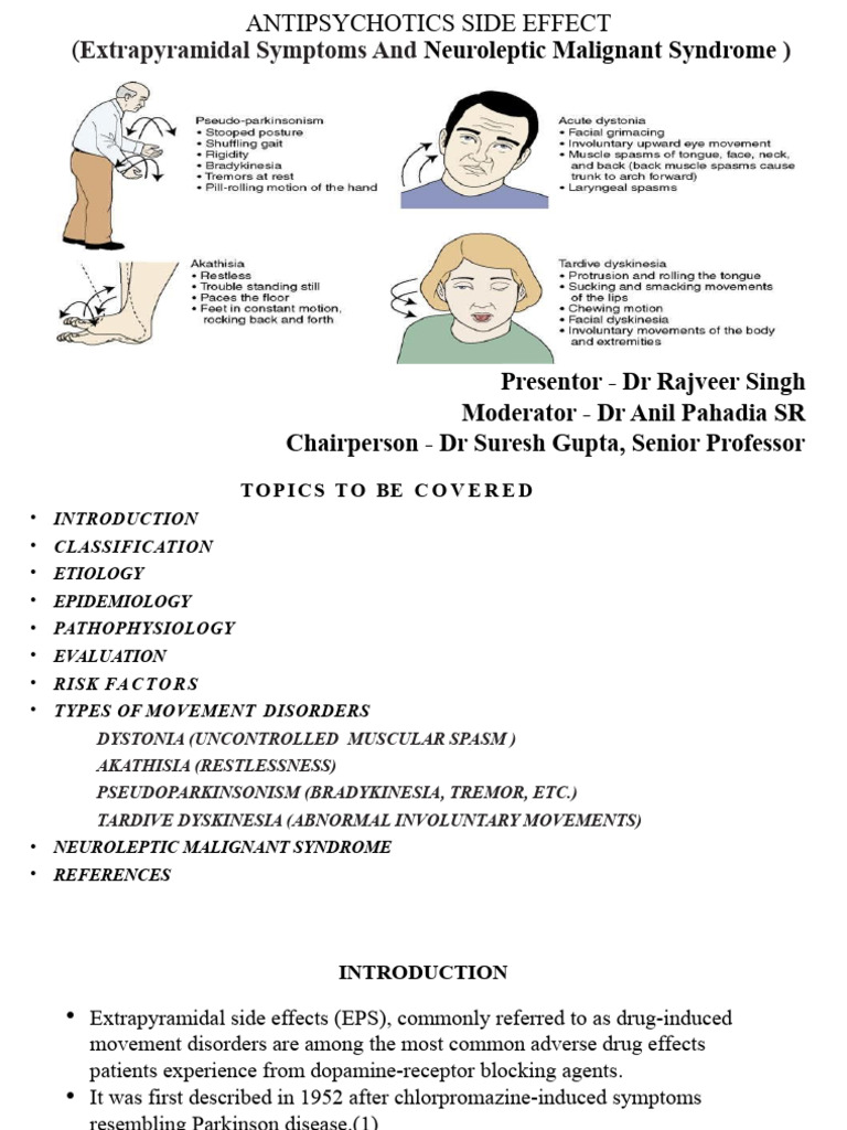 EPS and NMS | PDF | Antipsychotic | Atypical Antipsychotic