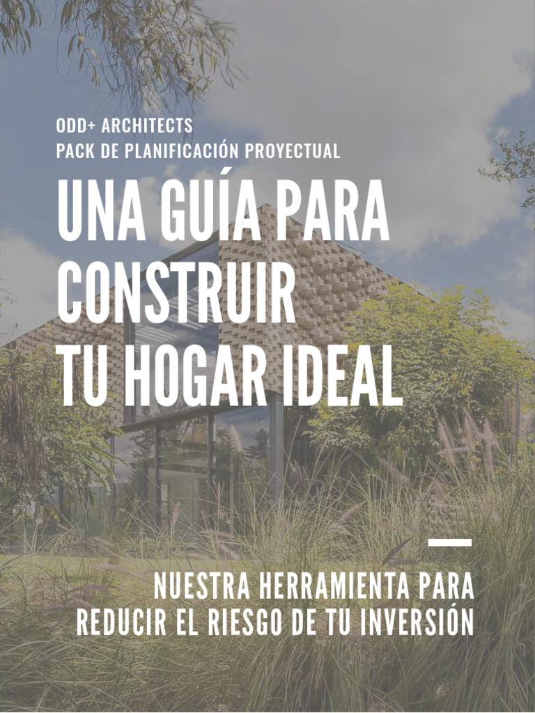 ODD - Project Planning Pack | PDF | Arquitecto | Diseño