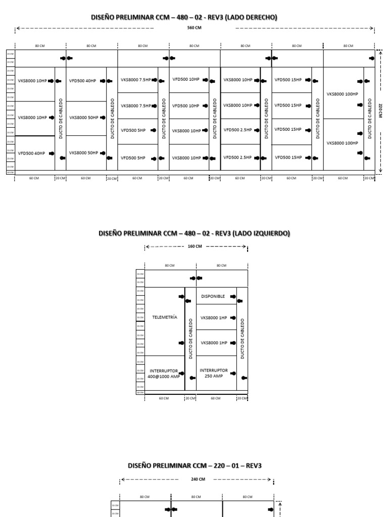 Diseño Preliminar CCM y Equipos Eléctricos | PDF