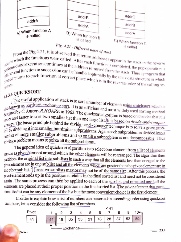 Quick sort | PDF Quick sort | PDF