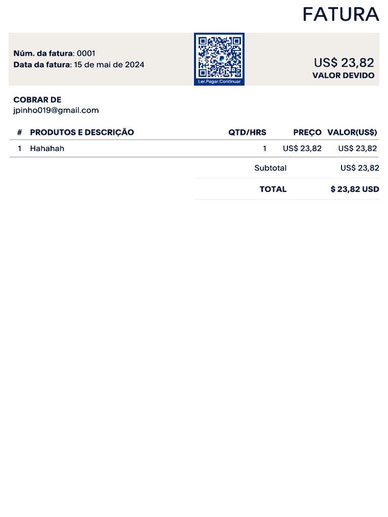 Invoice - 0001 | PDF
