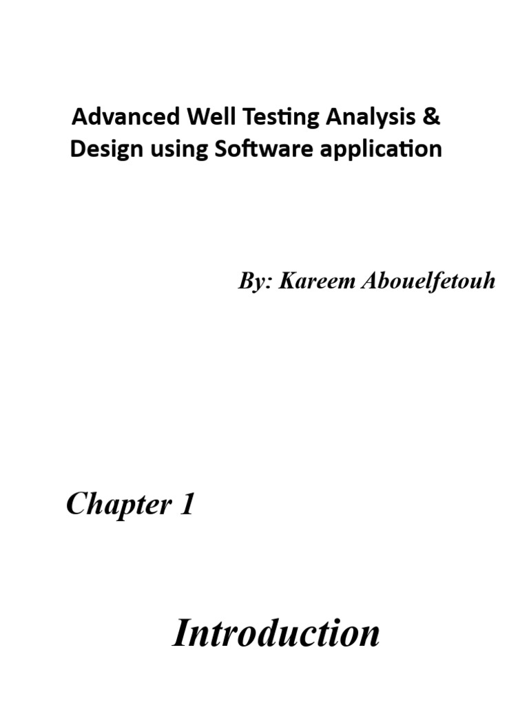 Well Testing Course Fin | PDF | Petroleum Reservoir | Chemical Engineering