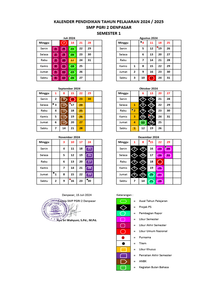 Kalender Pendidikan | PDF
