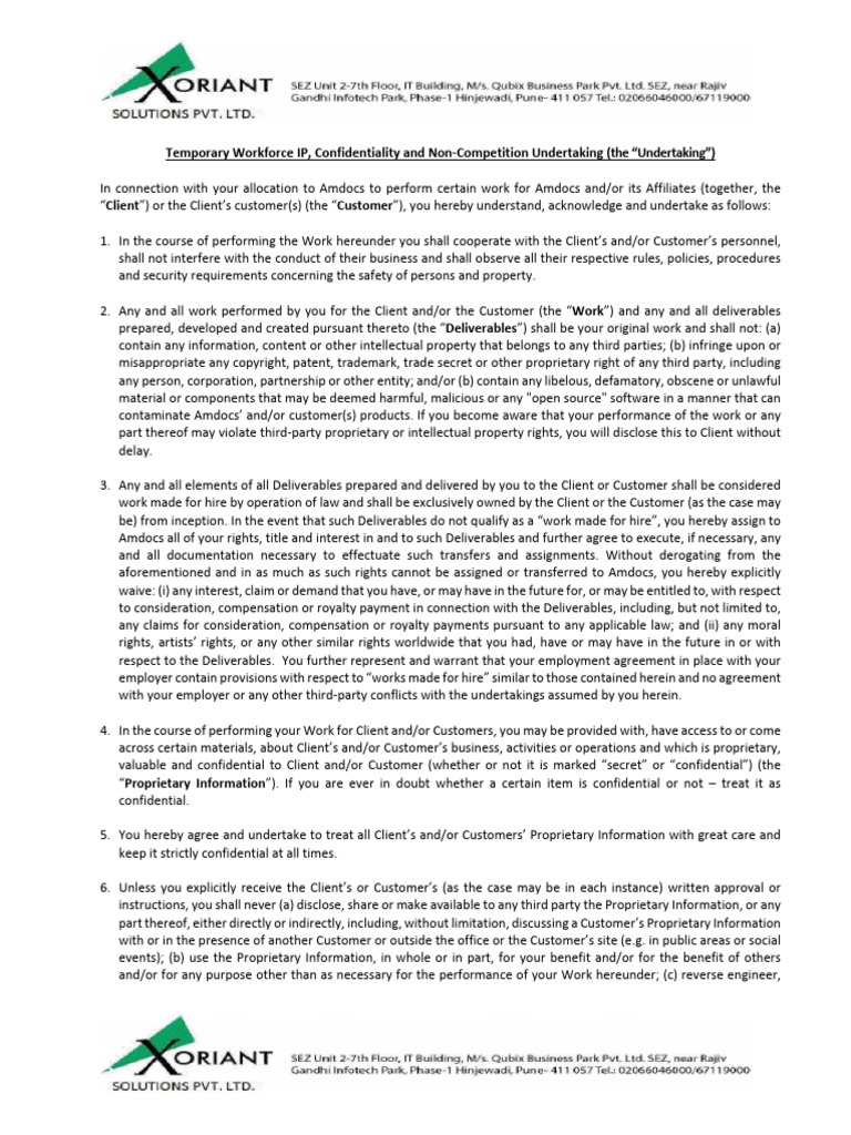 NDA Disclosure (Signed) | PDF | Trade Secret | Intellectual Property