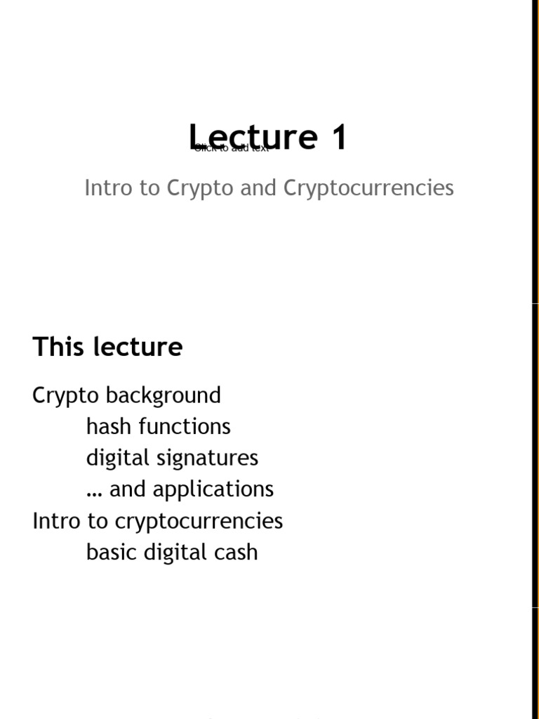 Intro to Crypto & Hash Functions | PDF | Applied Mathematics | Cyberwarfare