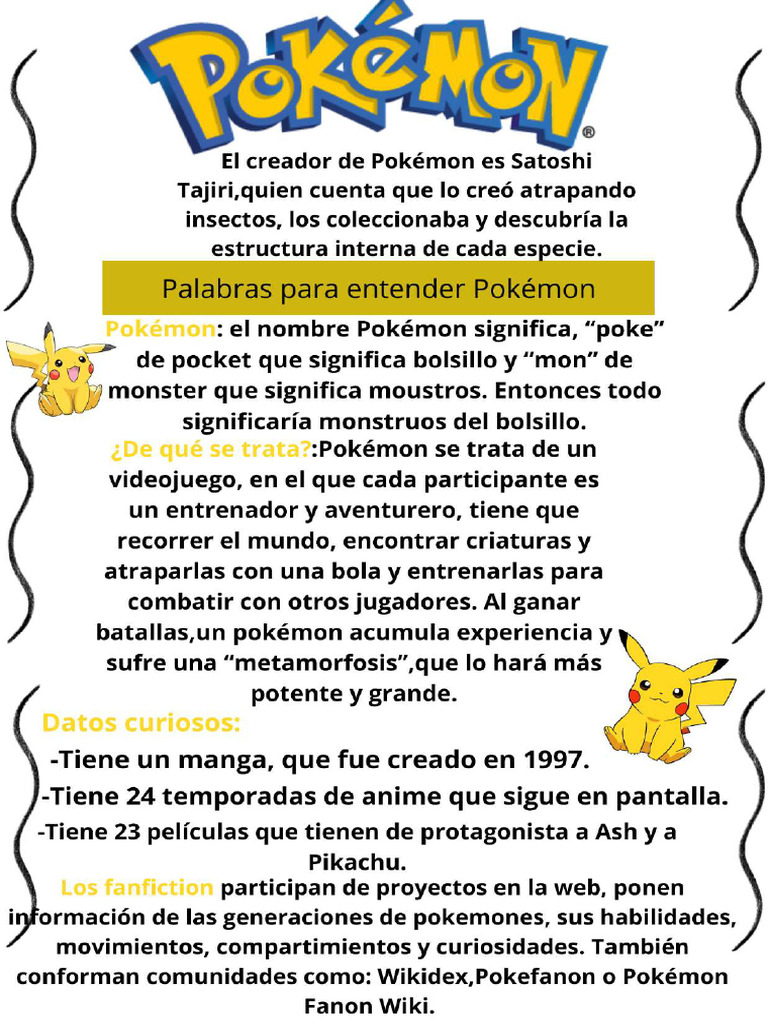 POKÉMON (1) - Merged - Merged | PDF | Pokémon