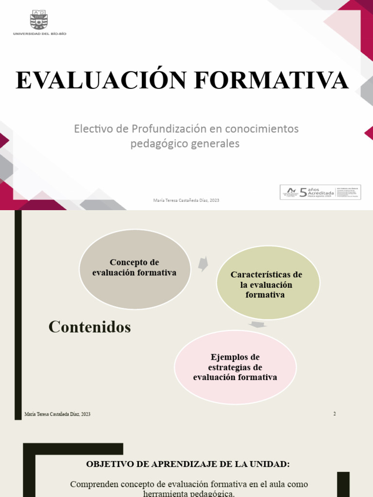 Evaluación Formativa | PDF | Evaluación | Enseñando